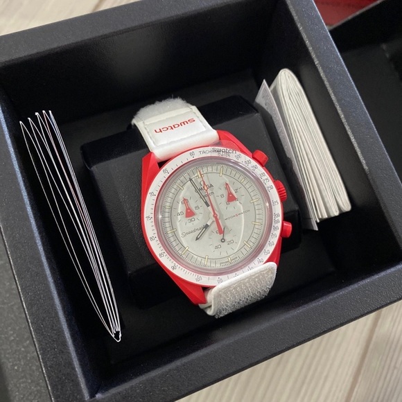 Swatch | Accessories | Mission To Mars Bioceramic Moonswatch Authentic ...